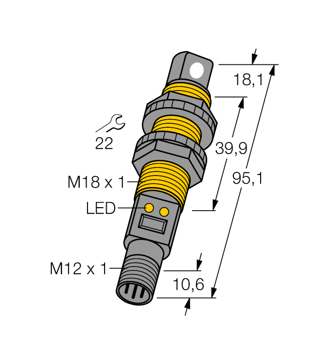 Ultrasonic Sensor - diffuse mode sensor