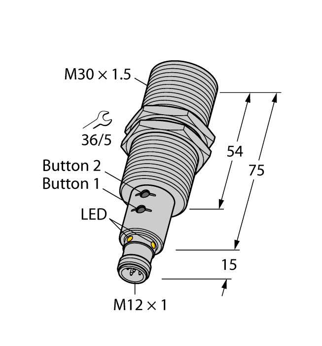 Ultrasonic Sensor - Diffuse Mode Sensor