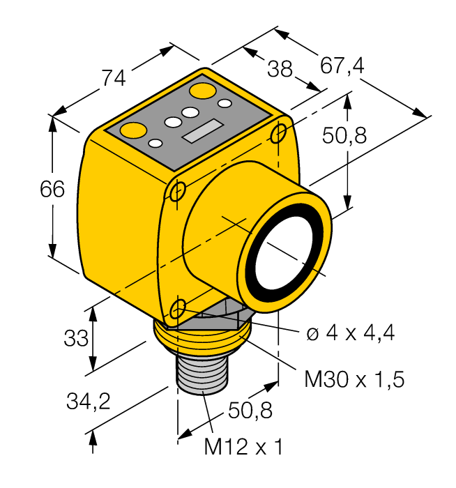 Ultrasonic Sensor - diffuse mode sensor