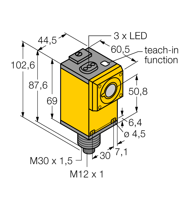 Ultrasonic Sensor - diffuse mode sensor
